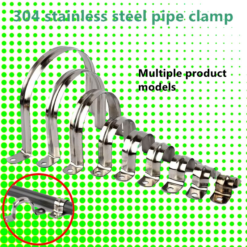 5~80mm 304 (10pcs) stainless steel Heavy Duty Metal Conduit CLamps ...