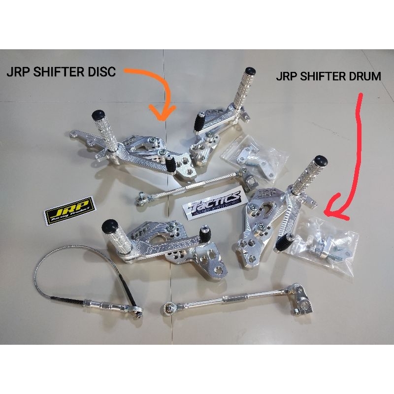 JRP ALLOY SINGLE SHIFTER RAIDER 150 CARB/FI V.4 VERSACE | Shopee ...