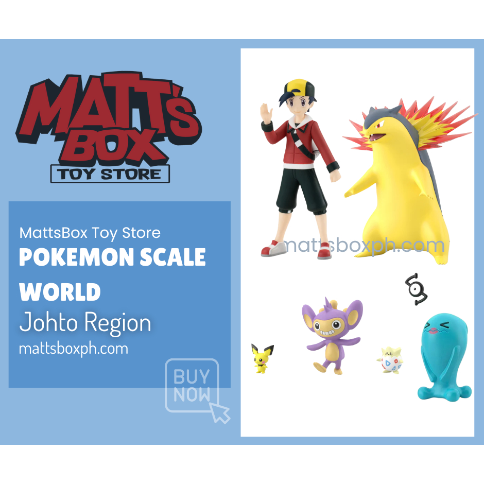 [0325] POKÉMON SCALE WORLD JOHTO REGION | Shopee Philippines