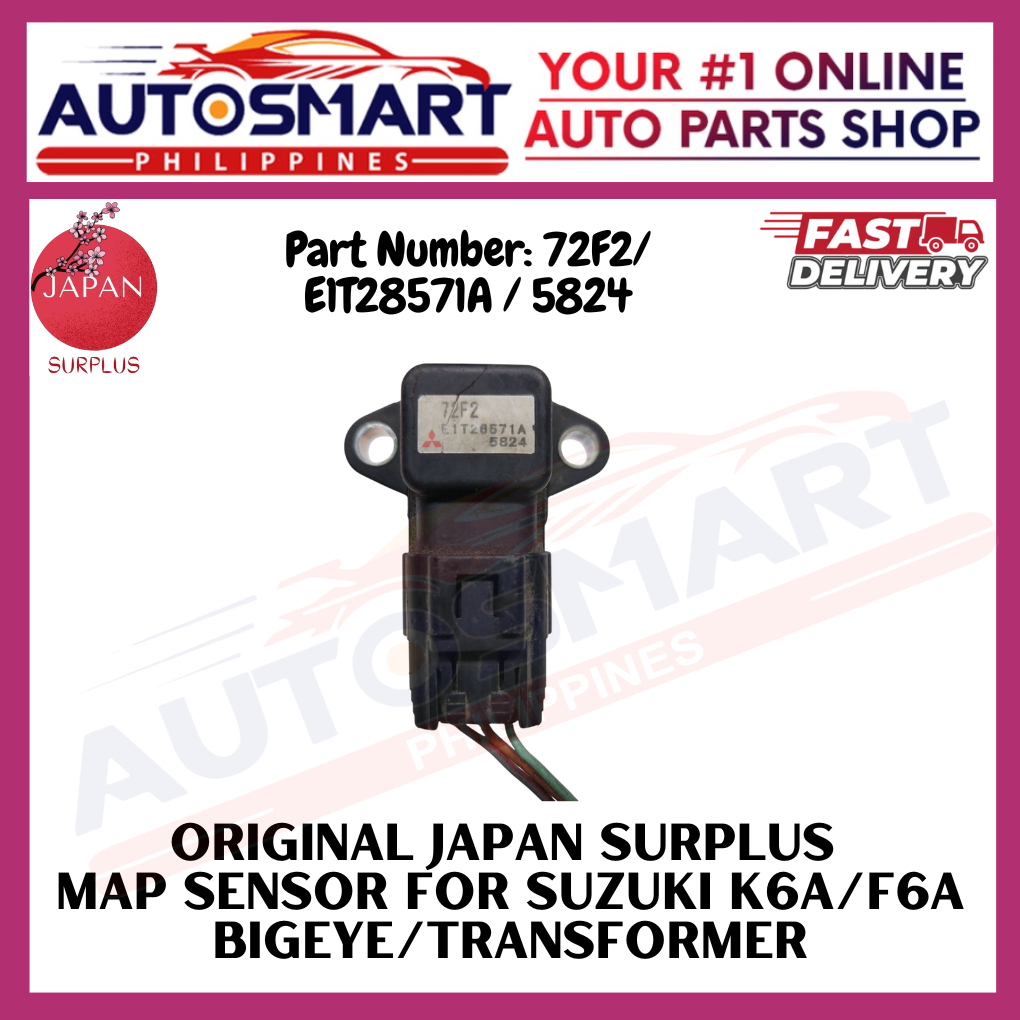 Original Japan Surplus Map Sensor for Suzuki K6A/F6A Bigeye/Transformer | Shopee Philippines
