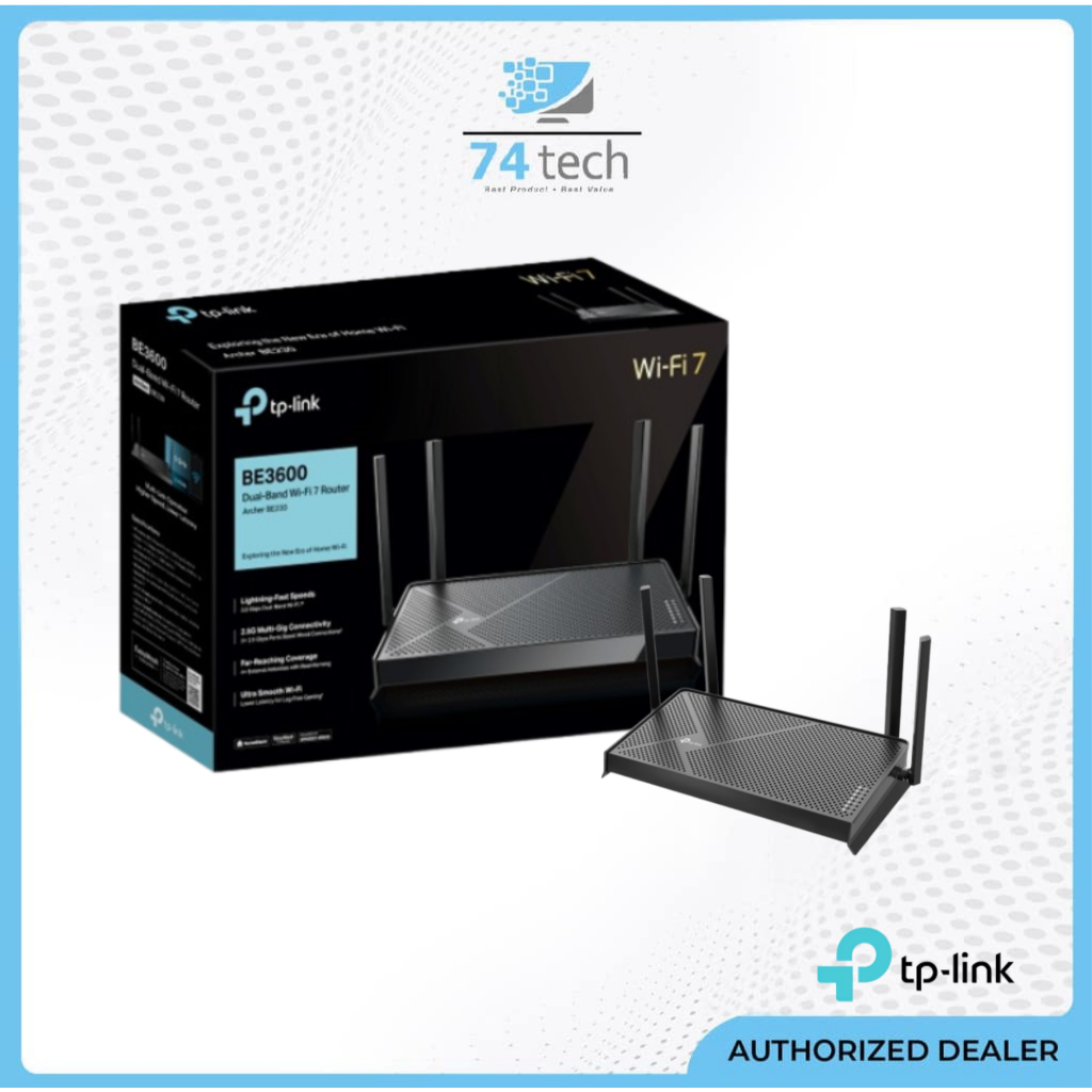 TP-Link Archer BE230 BE3600 Dual-Band Wi-Fi 7 Router | Shopee Philippines