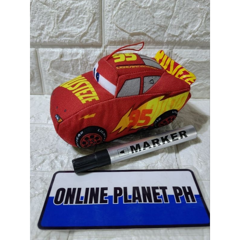 Lightning McQueen Cars Plush Charm | Sega | 6 inches Height | Shopee ...