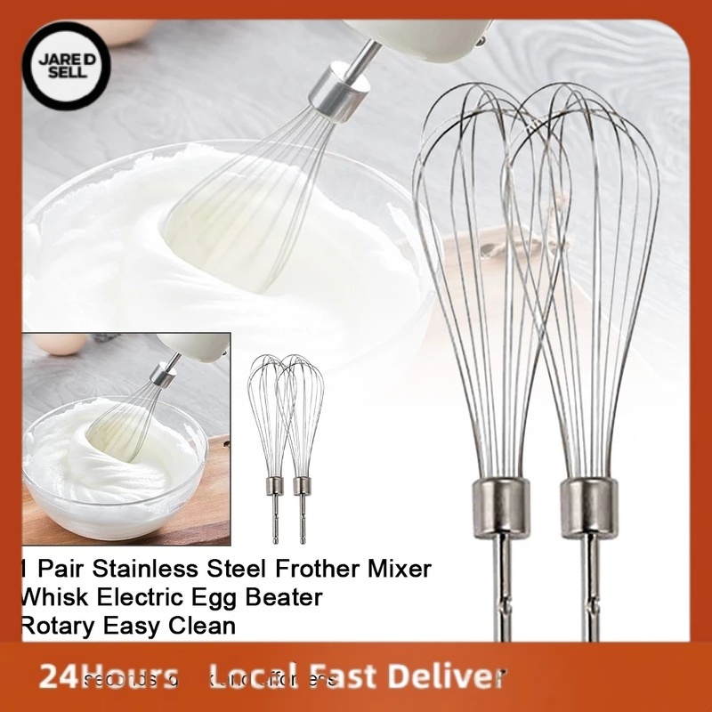 Stainless Steel Electric Handheld Egg Beater Kitchen Baking Tool ...