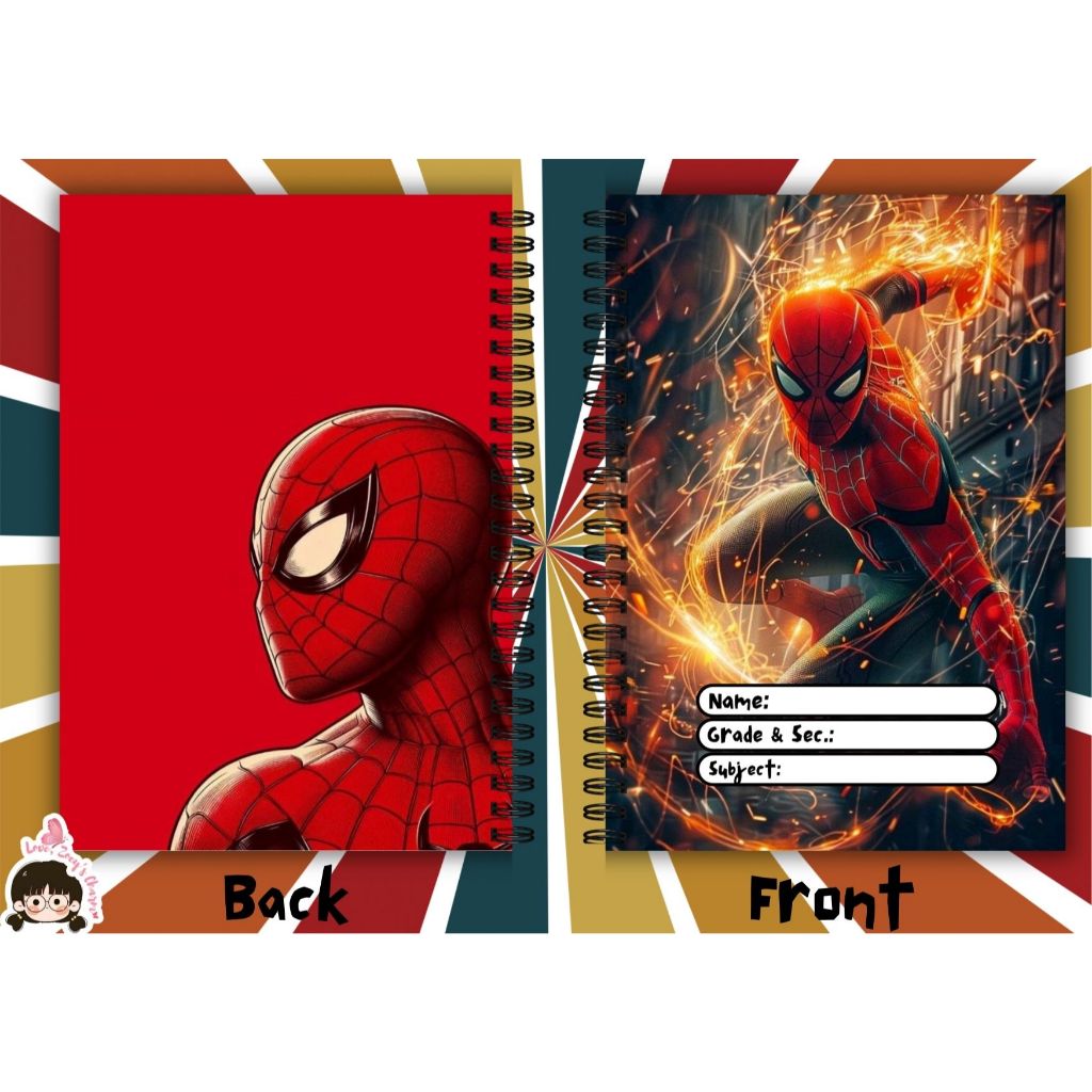 SPIDERMAN A5 NOTEBOOK DOUBLE LOOP WIRE | Shopee Philippines
