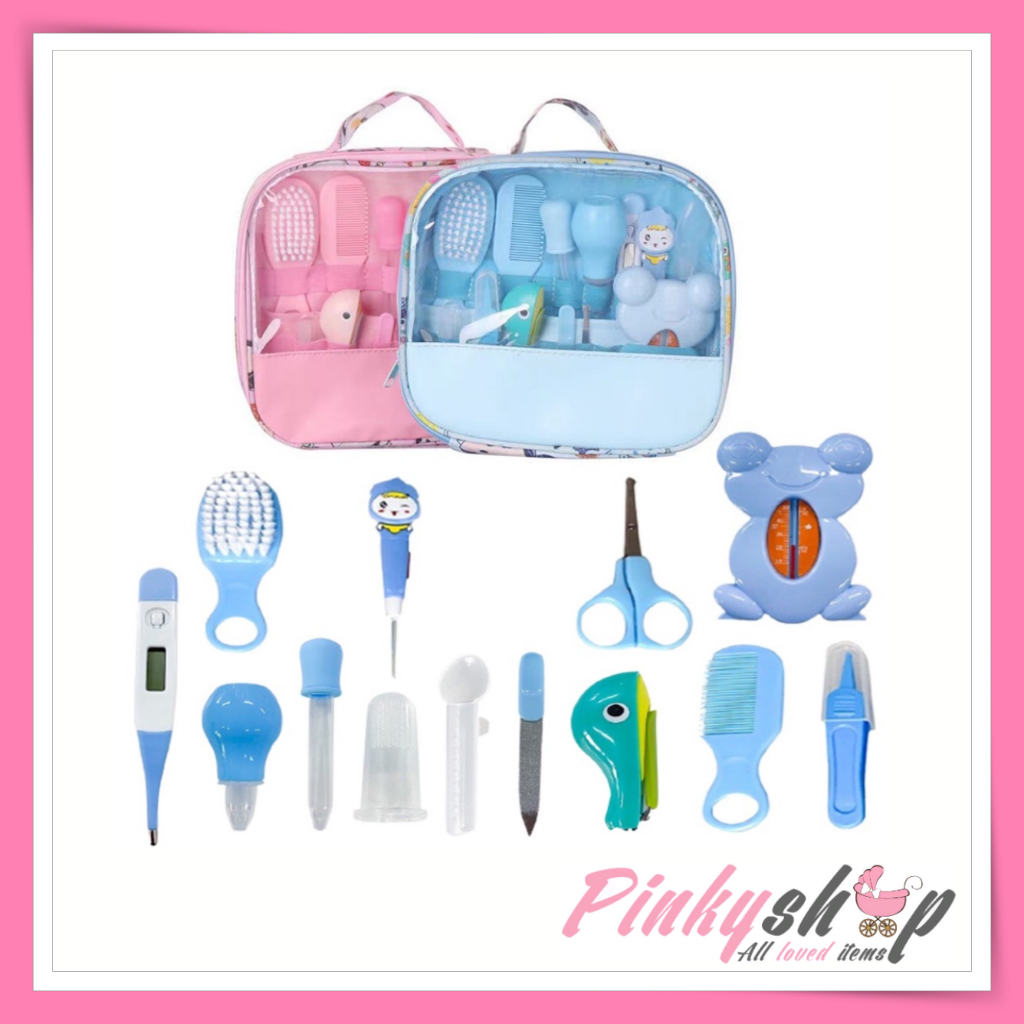 13pcs Baby Nail Trimmer Grooming Kit Set with Pouch or Bag For Baby Boy ...