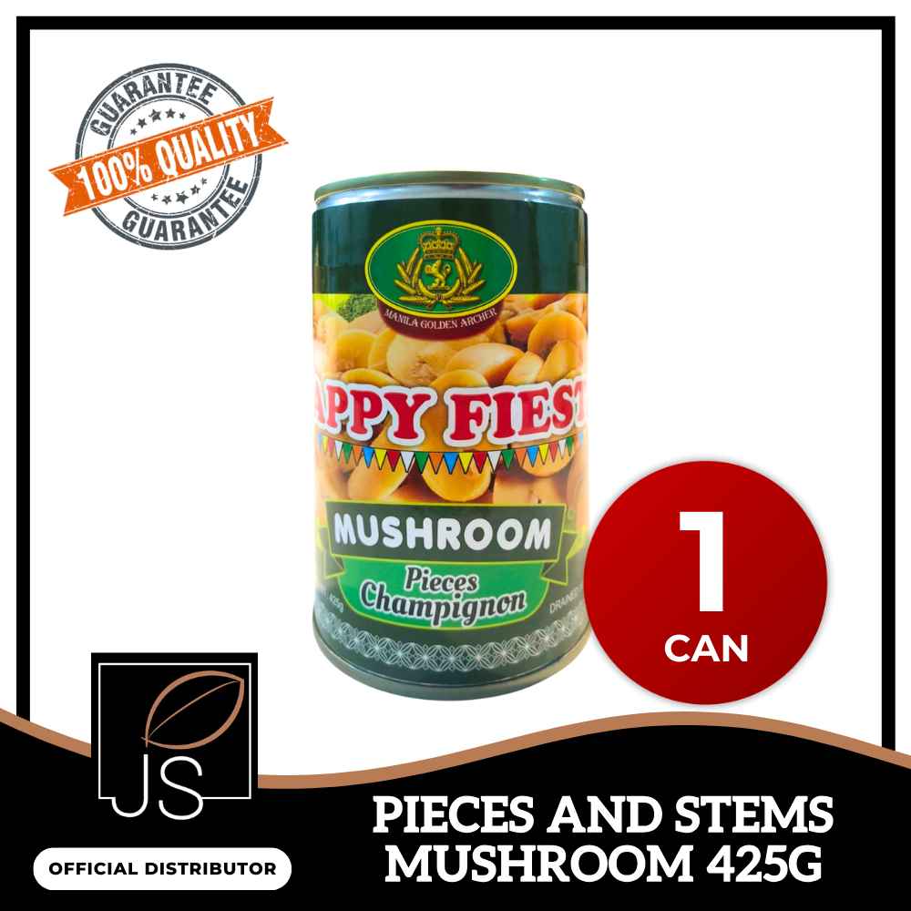 Happy Fiesta Pieces & Stems Mushrooms 425g | Shopee Philippines