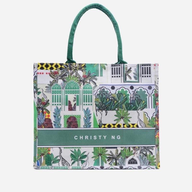 Christy Ng SS25 Large canvas tote bag | Shopee Philippines
