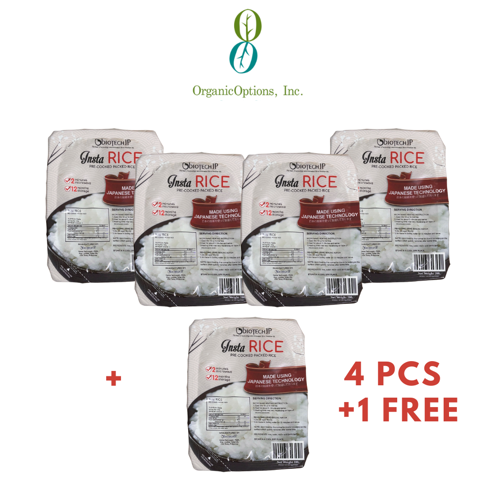 BiotechJP Insta Rice Pre-cooked Packed Rice 200g | Shopee Philippines