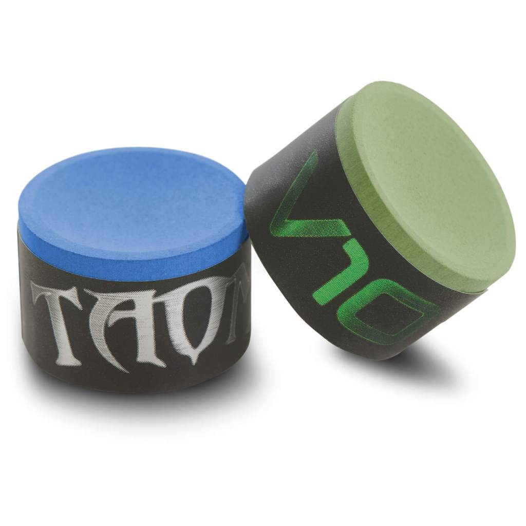 TAOM V10 Chalk Round Blue or Green Billiards Chalk 1 piece Billiard ...