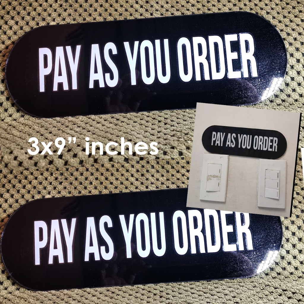 Customized Acrylic OFFICE DOOR / Business Signages - Bullnose Signs ...