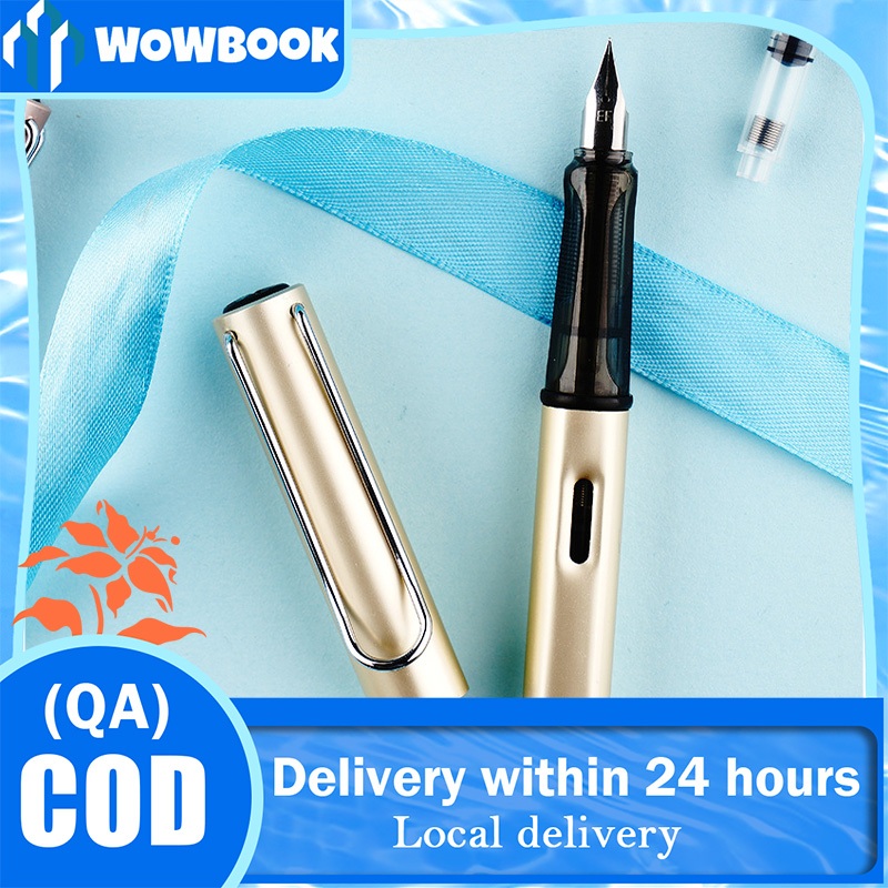 Student Office Fountain Pen Simple Design Multicolor Replaceable Ink ...