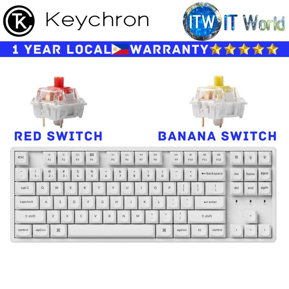 Keychron Wireless Mechanical Keyboard K8 Pro QMK/VIA white RGB ...