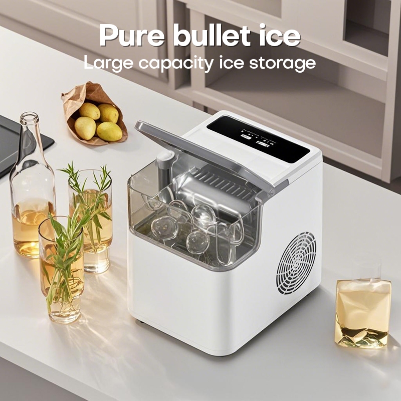 Dreepor Automatic Household Portable Electric Ice Maker Machine Smart ...