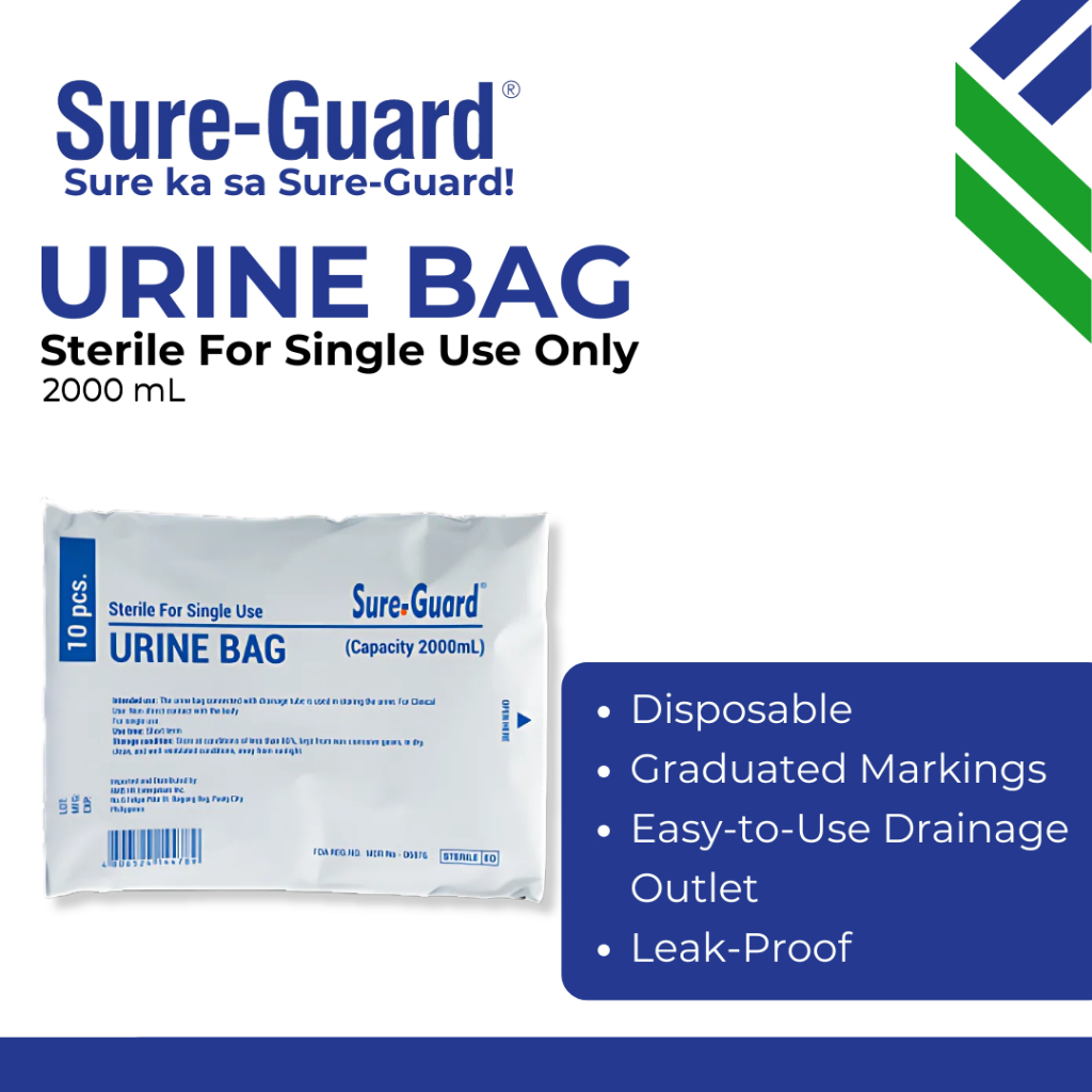 Sure-Guard Urine Bag (2000 mL) | Shopee Philippines