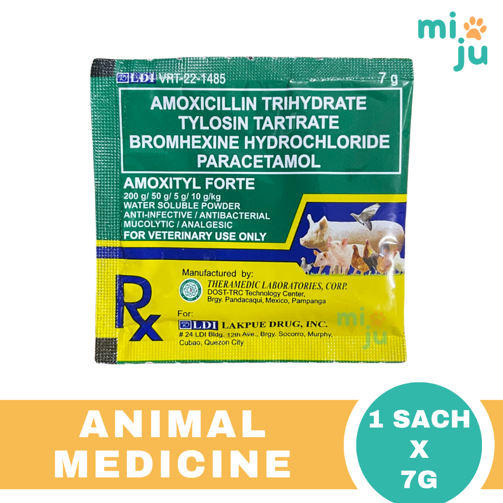 LDI Amoxityl Forte (1 Sachet x 7g) - For Animal Use | Shopee Philippines