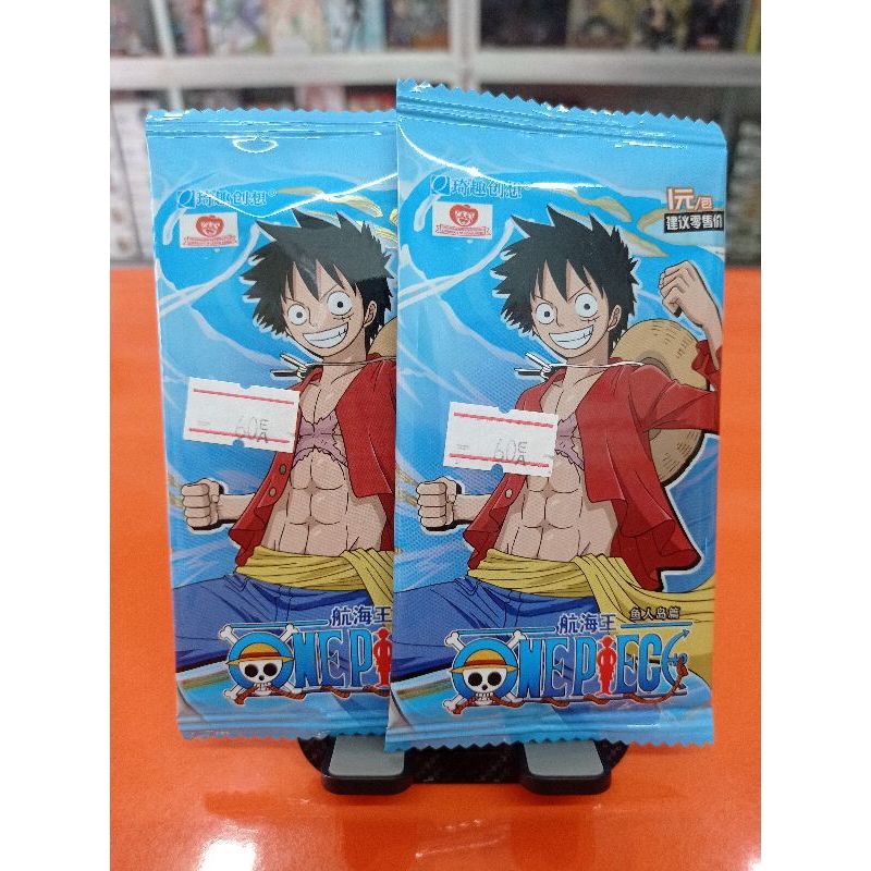 Gacha Collection Cards One Piece Anime Card Set of 2 Packs - Random ...