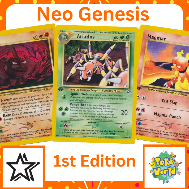 Neo Genesis 1st Edition - Vintage Pokemon Cards Singles | Shopee ...