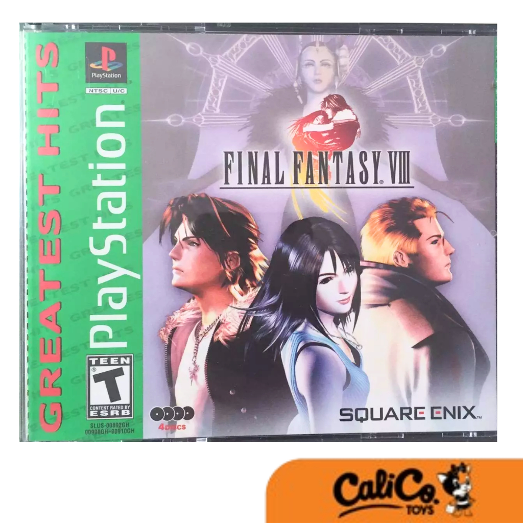 Sony Playstation 1 - Final Fantasy VIII FFVIII Greatest Hits NTSC ...