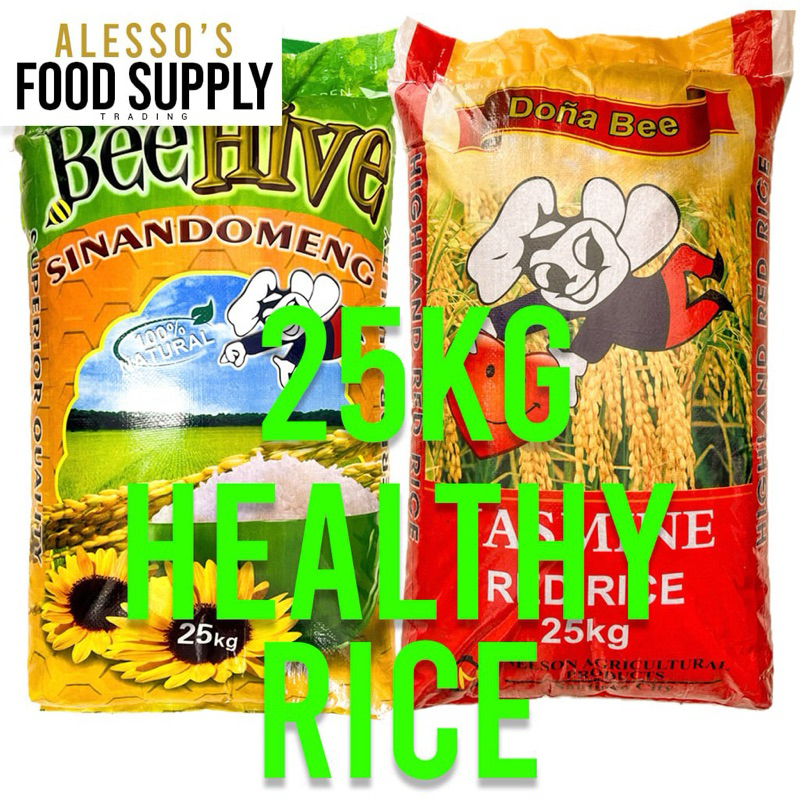 HEALTHY Rice 25kg Brown or Red Rice (Organic) | Shopee Philippines