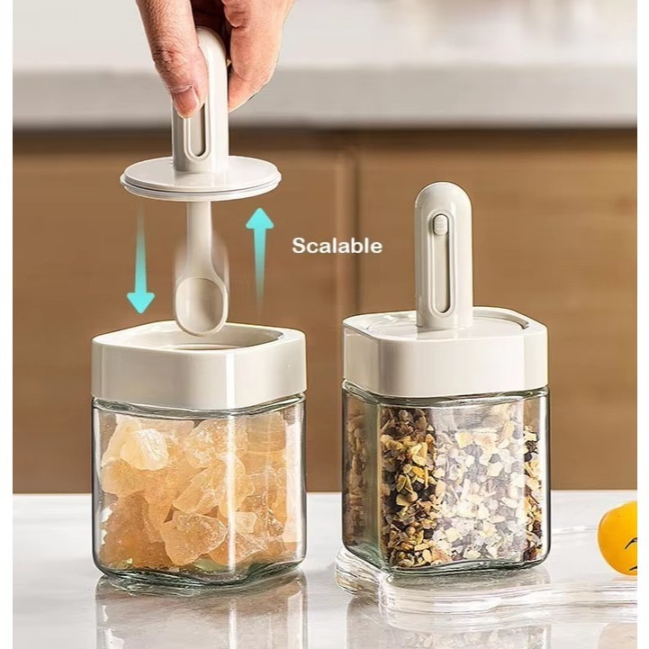 Kitchen Seasoning Container Spice Salt/MSG Seasoning Bottle Container ...