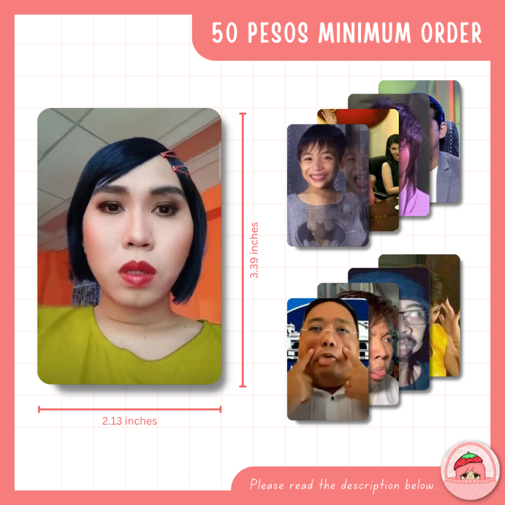 [10 PCS SET] CHAROT CARD PINOY MEMES PC PHOTOCARD UNOFFICIAL FANMADE ...