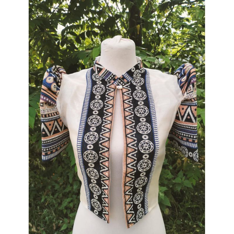Modern Bolero Filipiniana ETNIC Design | Shopee Philippines