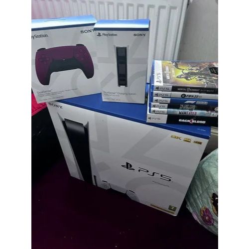 Grey PlayStation 5 Slim 1TB Digital PS5 Console System w/30th & PS ...