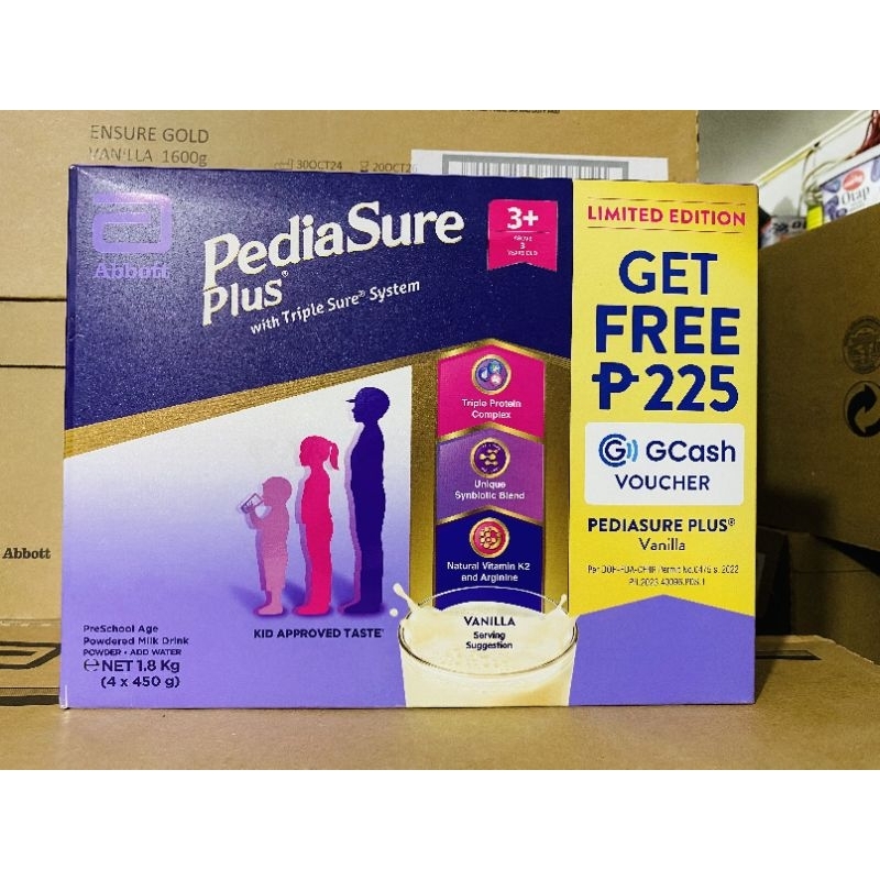 Pediasure Plus 1.8kg for kids above 3 years old, Vanilla (JULY 2025 ...