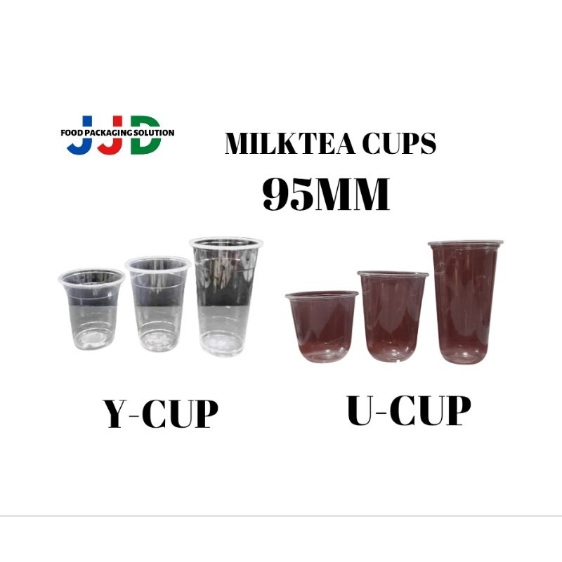 [CUPS ONLY] MILKTEA/HALOHALO/COFFEE/SHAKE CUPS 95 MM YCUP | Shopee ...