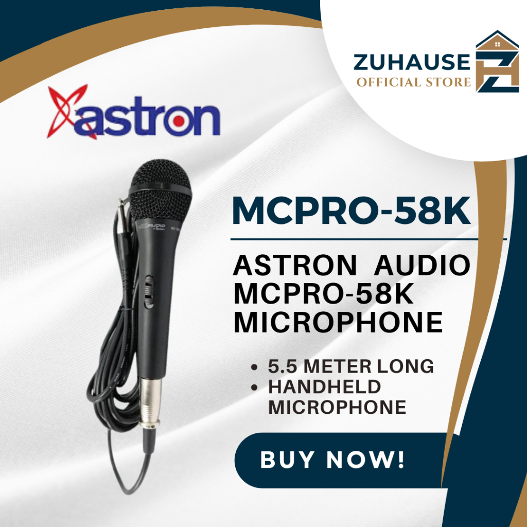 Astron by Zuhause | Audio MCPRO 58K Microphone | 5.5 Meter Long ...