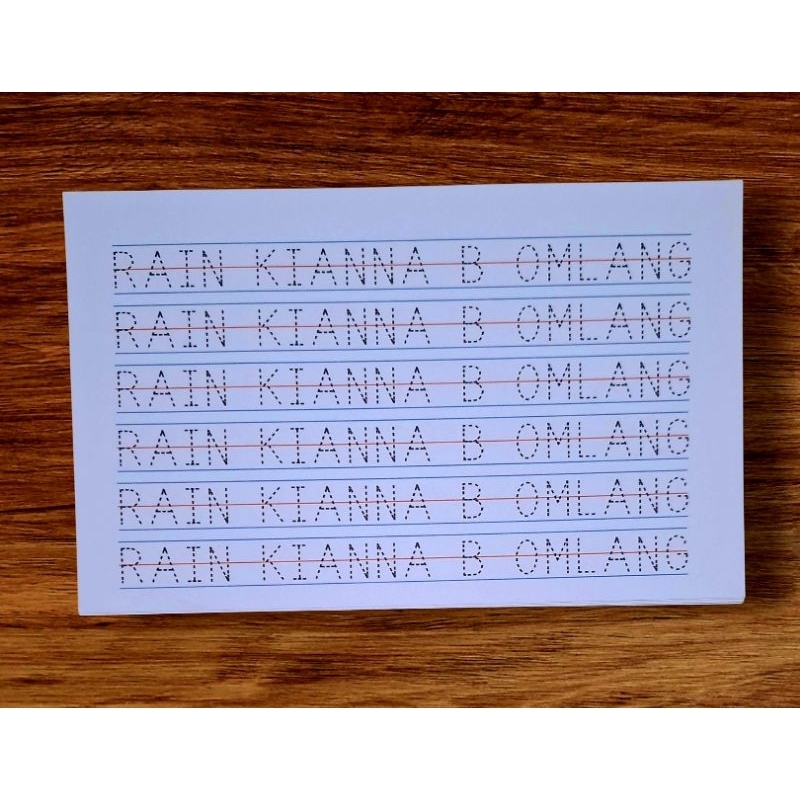 Customized Tracing Pads for Beginner Kids/ 40 Sheets per pad | Shopee ...