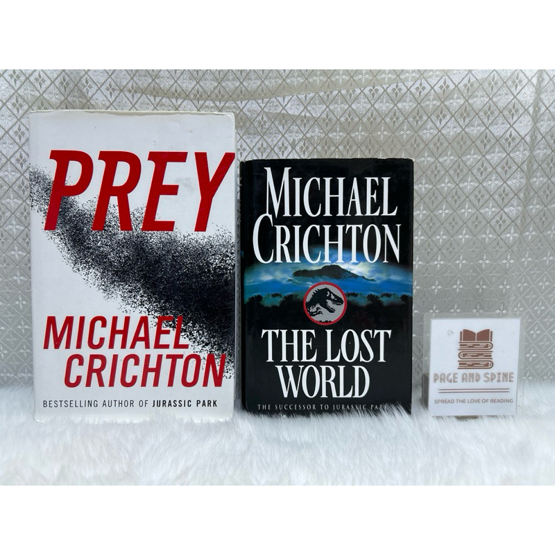 Preloved MICHAEL CRICHTON | The Lost World | Prey | Hardbound | SciFi Thriller Fantasy | Shopee ...