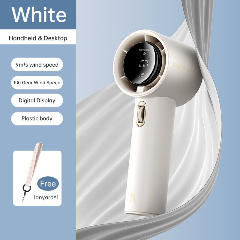 JISULIFE Handheld Fan Pro1 Mini Fan Rechargeable Fan With Lanyard ...