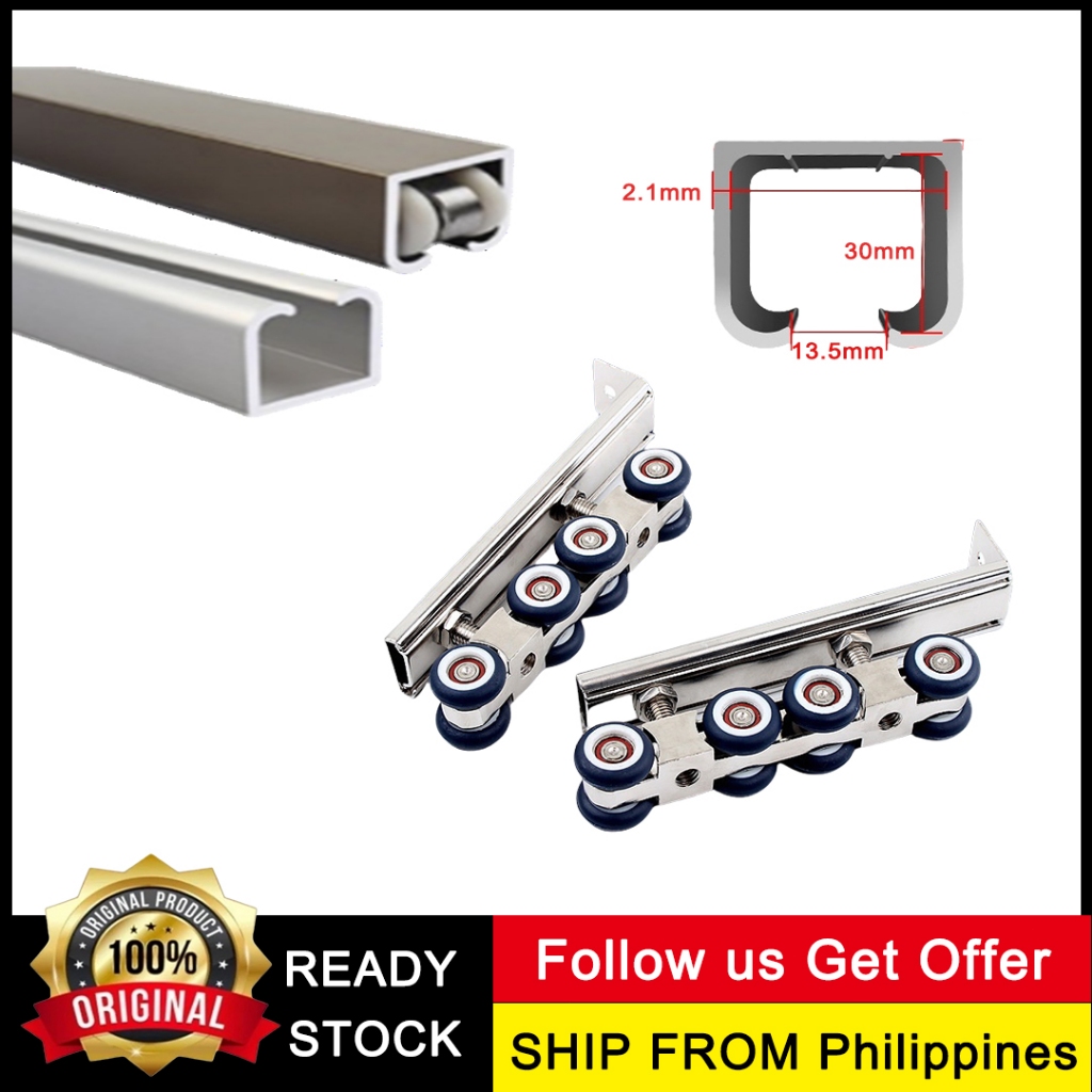 COD Sliding Door Roller Gate Roller Set 80kg with 2 Meter Track ...