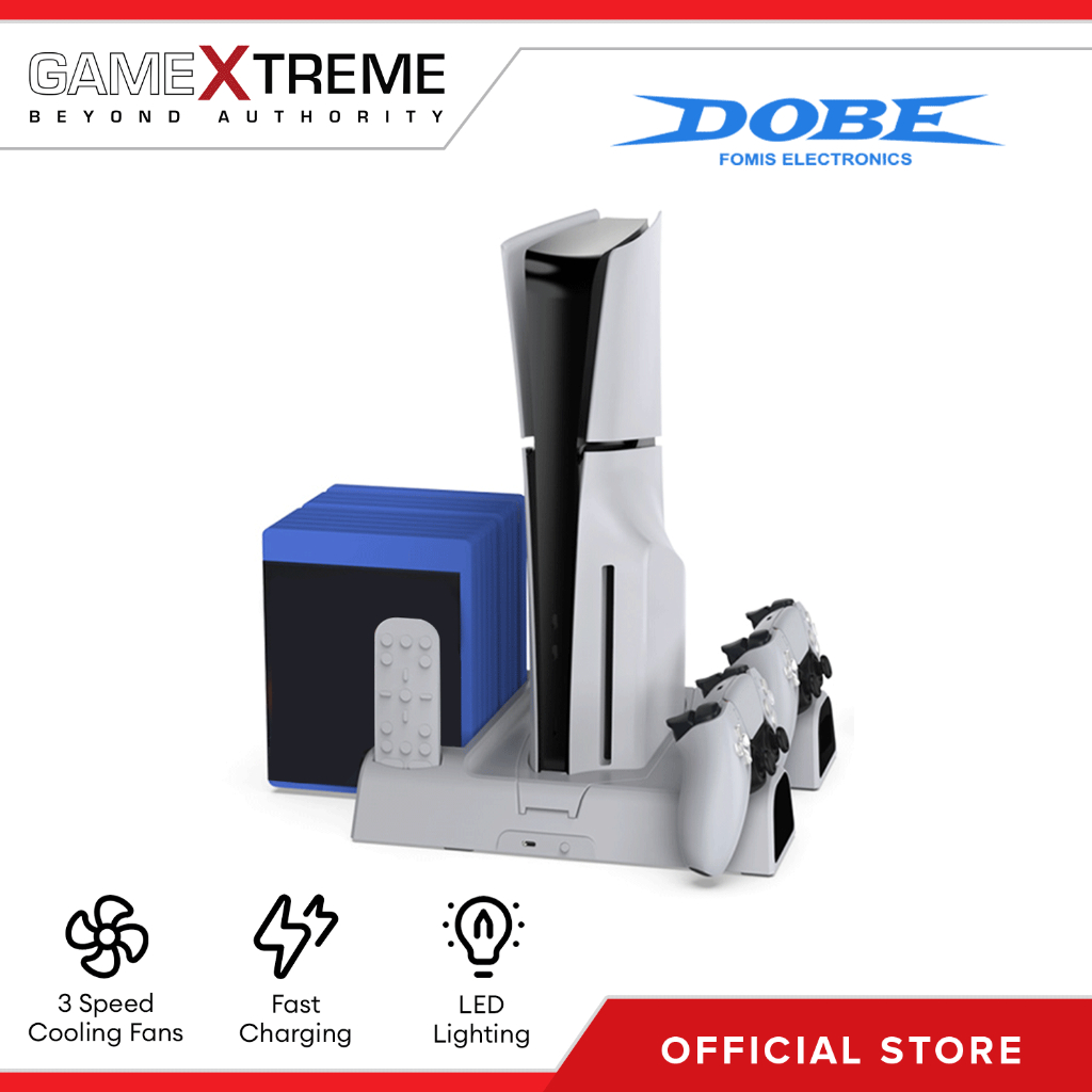Dobe Multifunctional Cooling Stand For PS5 / New Slim PS5 (White) TP5 ...