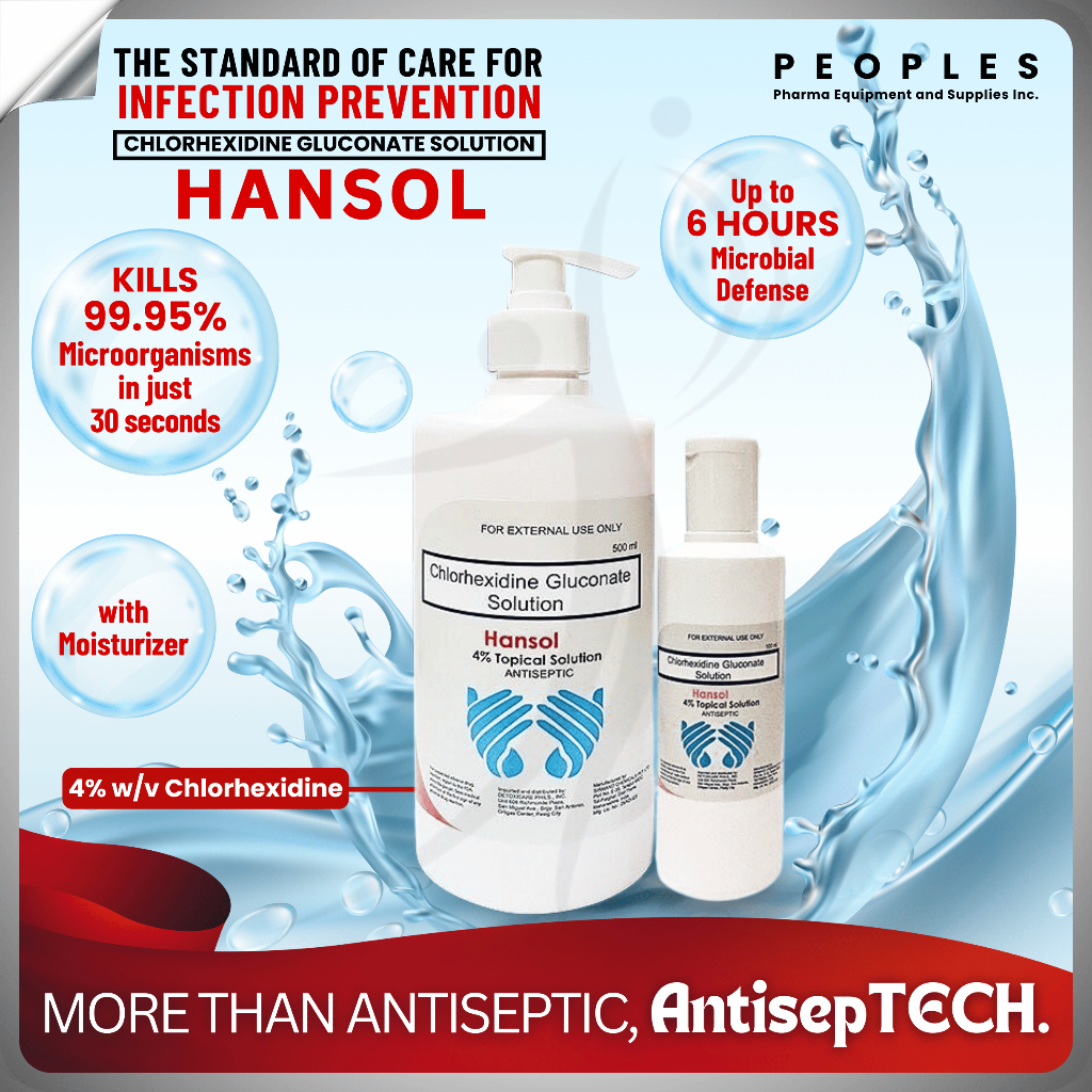 Chlorhexidine Gluconate Solution Hansol (Handsoap) | Shopee Philippines