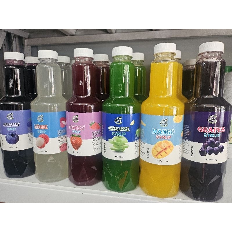 fruity syrup lychee 1.25liters | Shopee Philippines