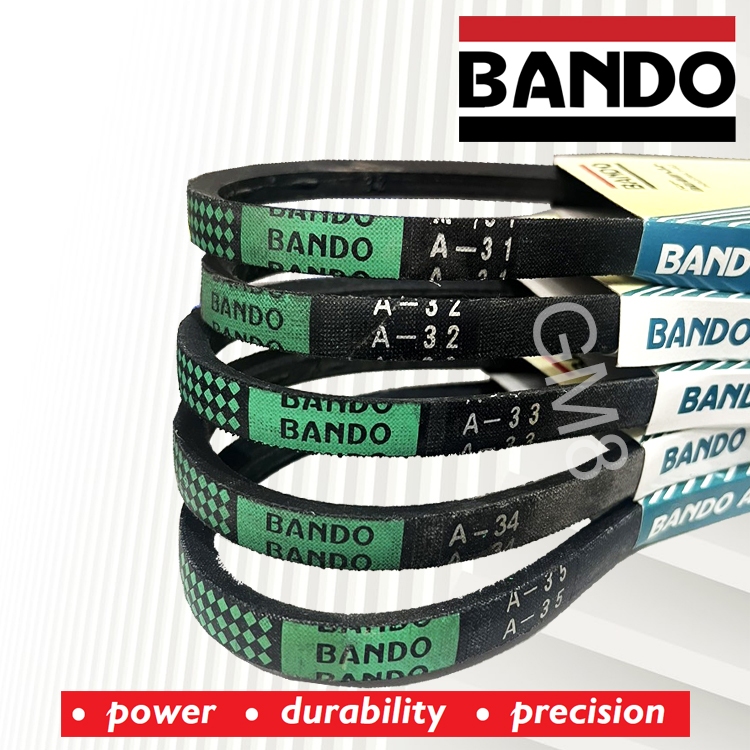 Bando V-Belts Oil and Heat Resistant (A=1/2" width) | Shopee Philippines