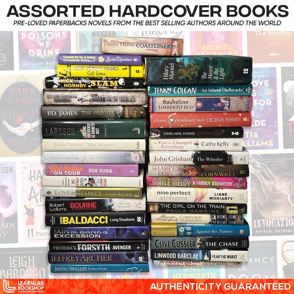 ASSORTED BEST SELLER HARDCOVER BOOKS | Science Fiction, Romance ...