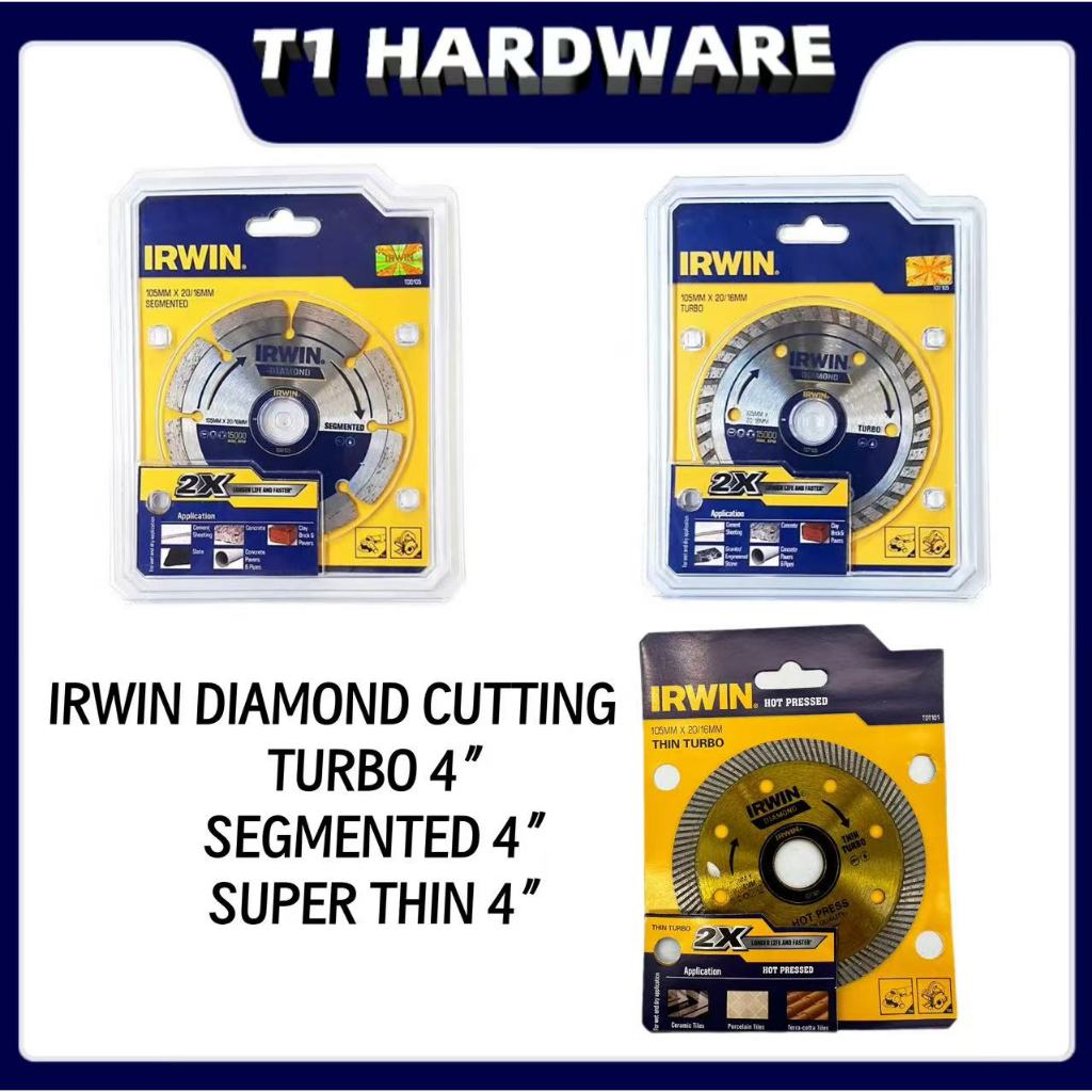 IRWIN/MAKITA diamond cutting disc 4 inches | Shopee Philippines