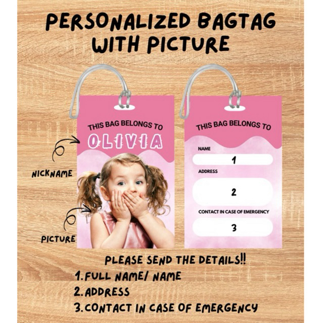Shop personalized bag tag for Sale on Shopee Philippines