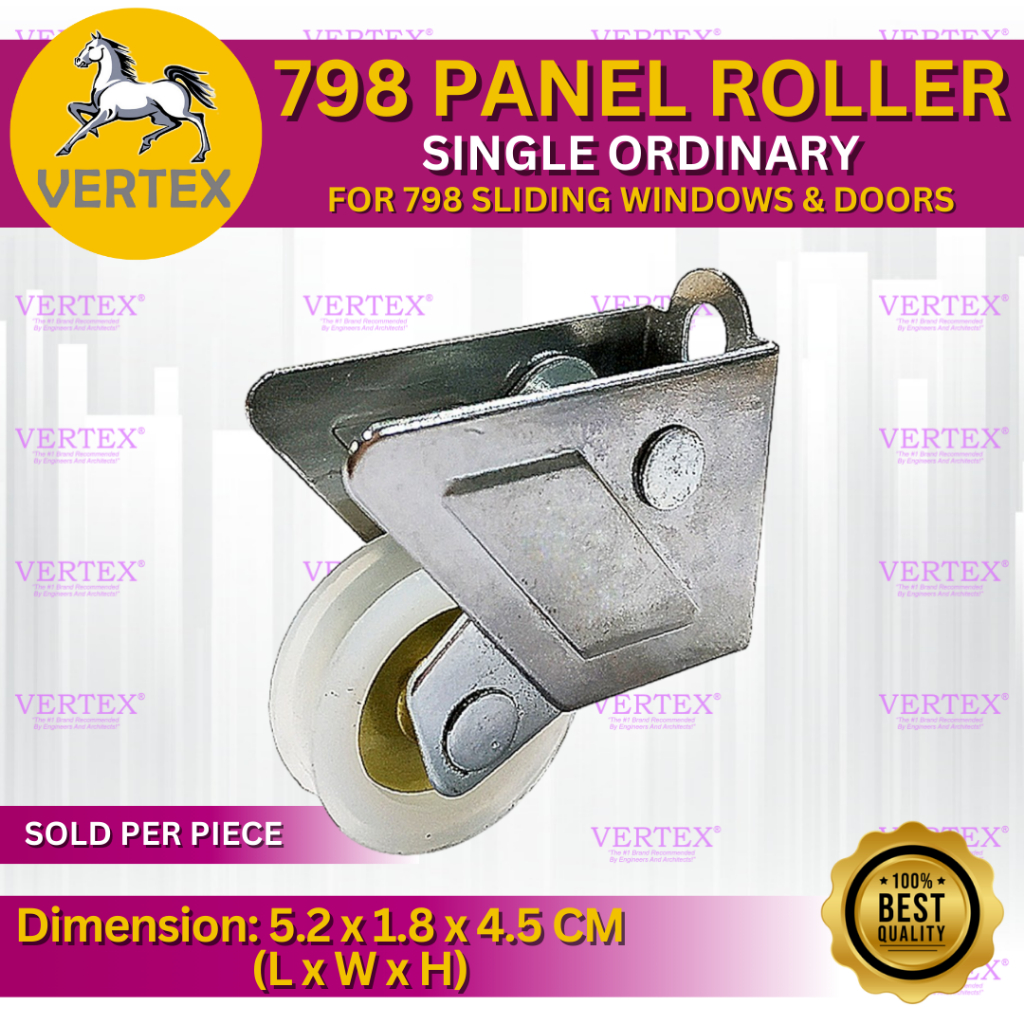 [798] PANEL Roller Single Ordinary for Sliding Window Aluminum Glass ...