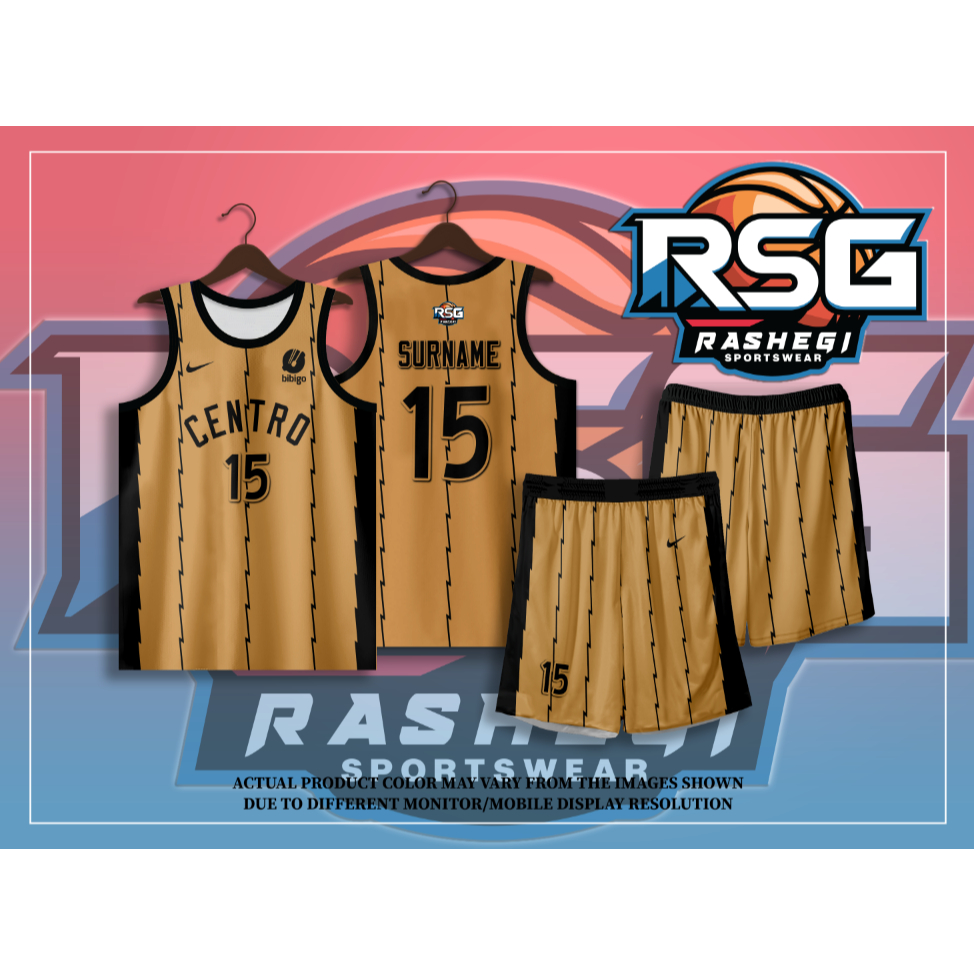 2025 RSG Customized Jersey Full Sublimation Cntro Brown | Shopee ...