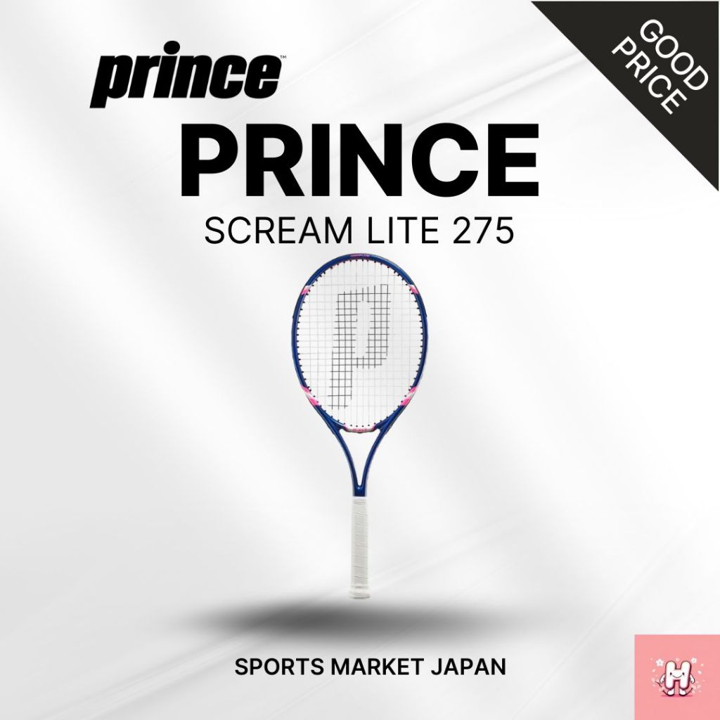 Prince Hard Tennis Racket SCREAM LITE 275 Blue and Navy/Pink [Direct ...
