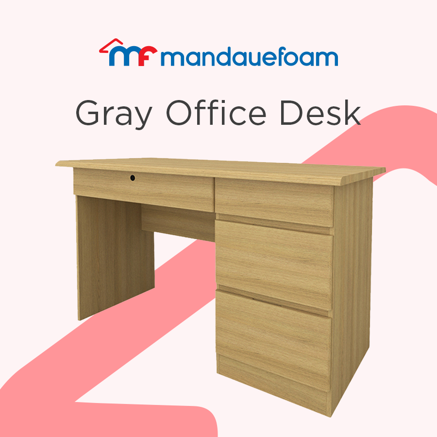 Mandaue Foam Gray Office Desk | Shopee Philippines