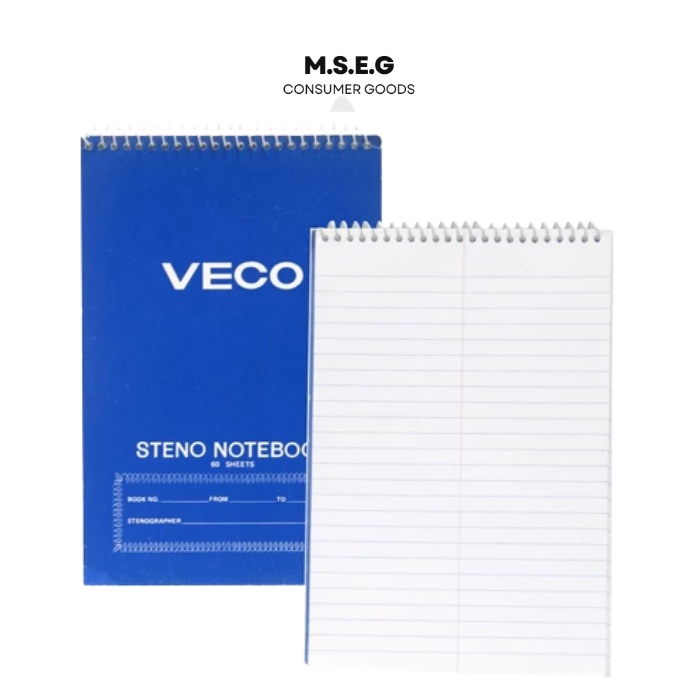 VECO STENO NOTEBOOK / VECO STENO NOTEBOOK VPlus 60 SHEETS | Shopee ...