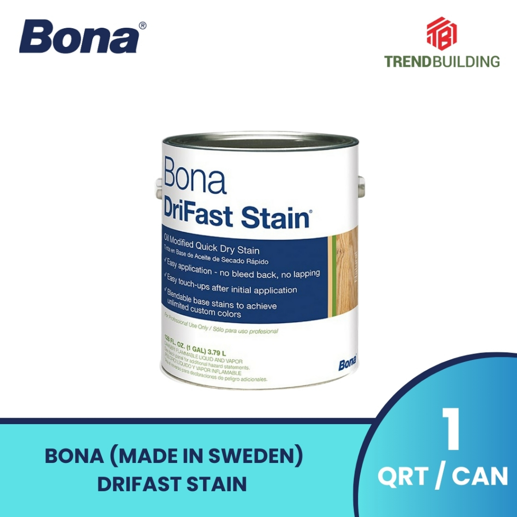 Bona (Made in Sweden) Dri Fast stain 1qrt/can | Shopee Philippines