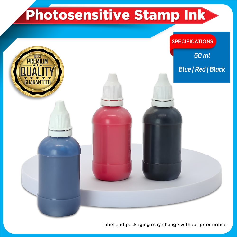 50ml Photosensitive Flash Ink Stamp Refill | Shopee Philippines