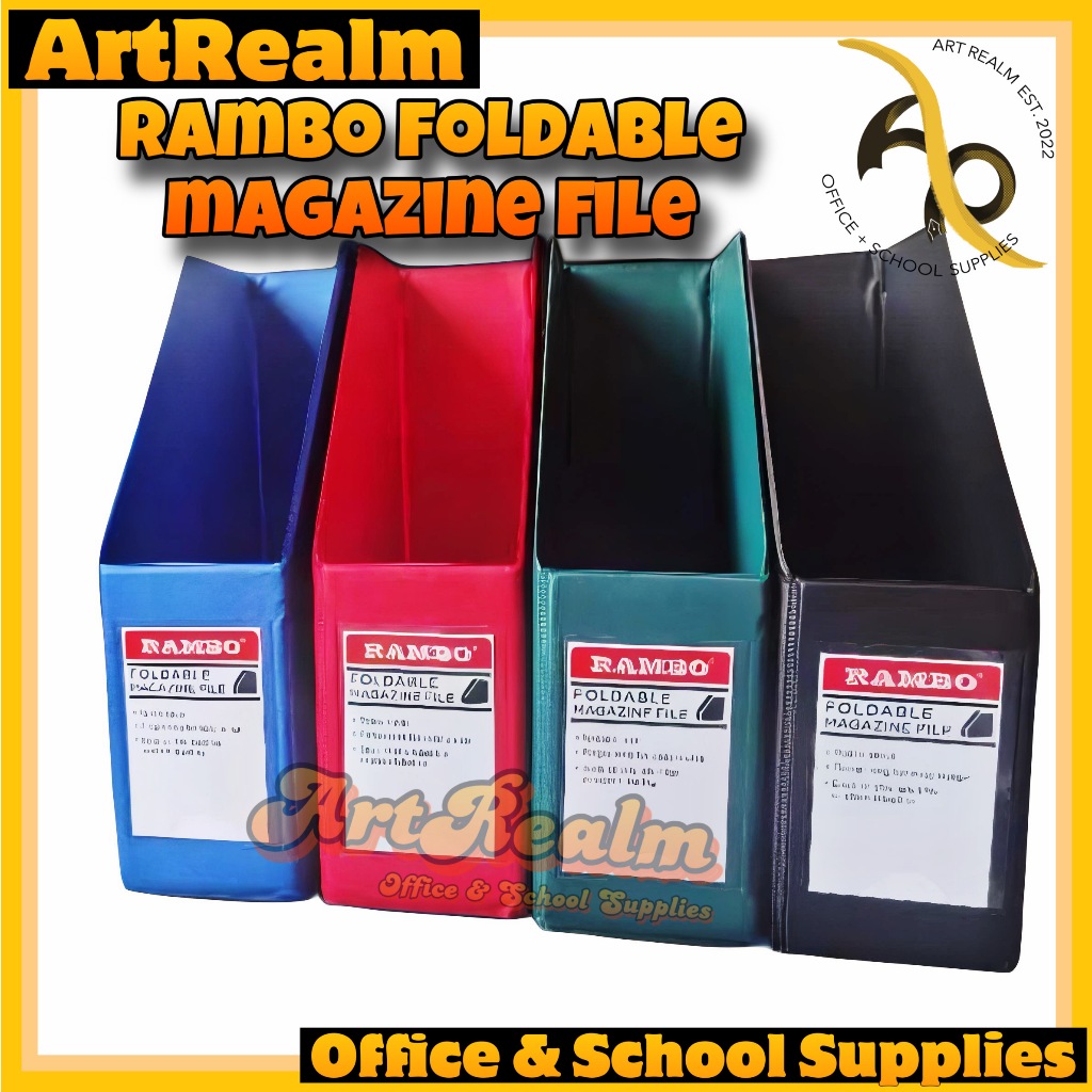 Rambo Foldable Magazine File Box | Shopee Philippines