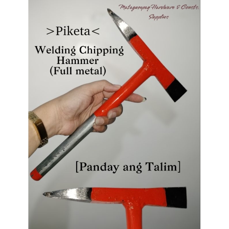 12 inch Welding Chipping Hammer full metal Panday Talim Piketa | Shopee ...